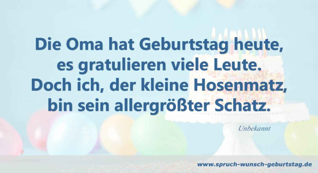 Geburtstagswünsche und Sprüche für Oma zum Geburtstag